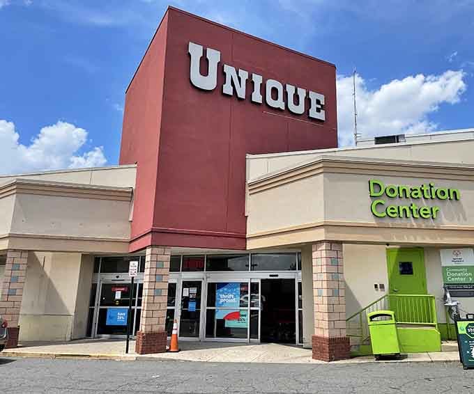 The bright donation center next door keeps the cycle of giving going strong in this community.