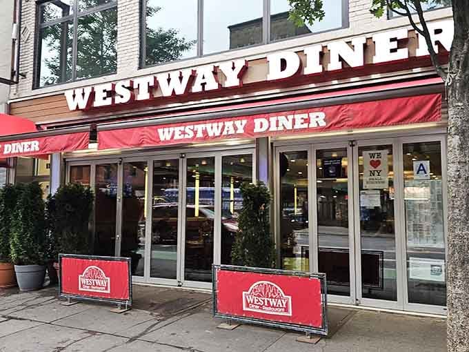 Westway's welcoming facade promises comfort food for every hour. The place where "too late" and "too early" don't exist in the dining vocabulary.