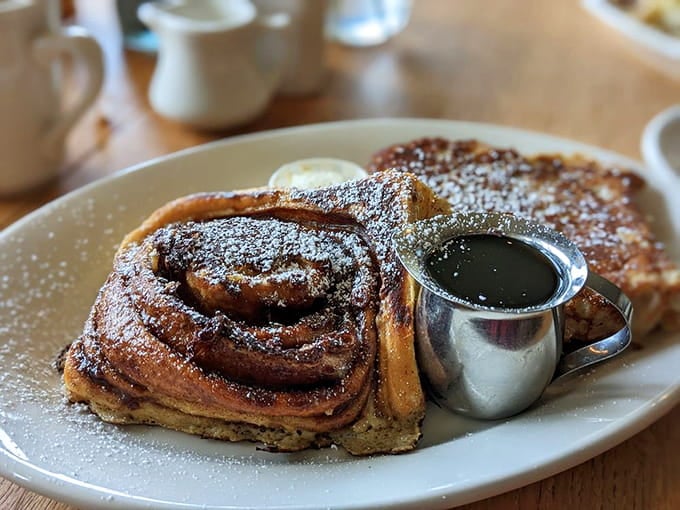 Cinnamon roll French toast is what happens when breakfast stops playing it safe and starts living its best life.
