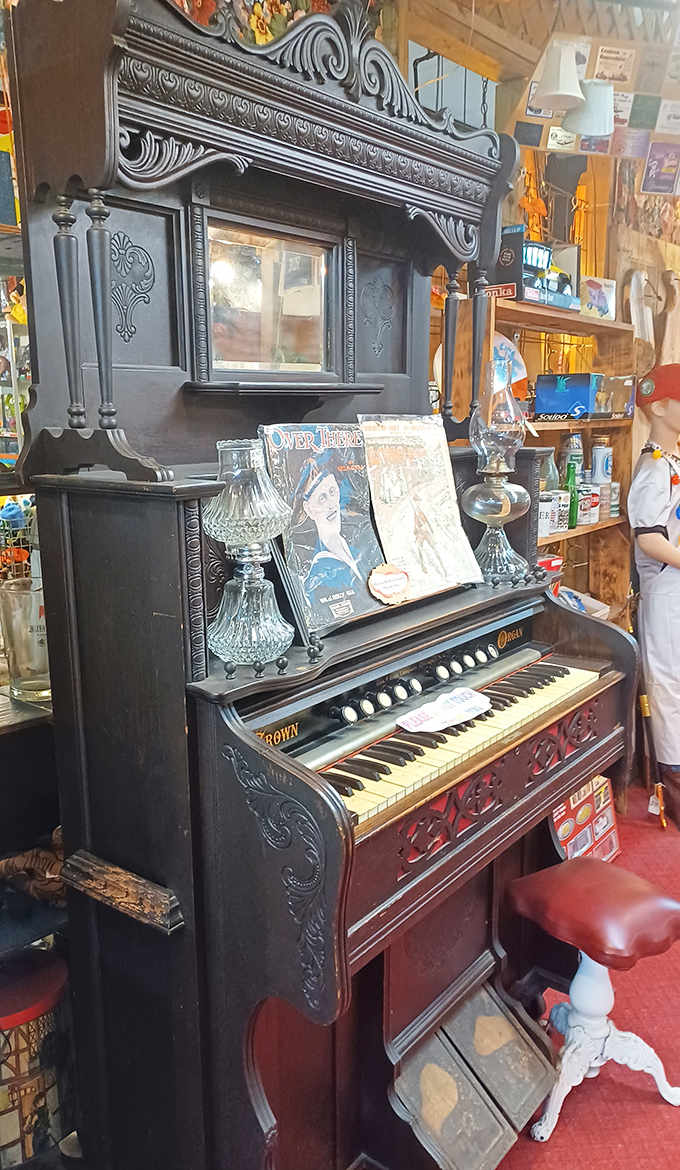 Not just an antique piano&mdash;it's a time machine with keys. One touch and you're transported to parlor socials of the 1890s.