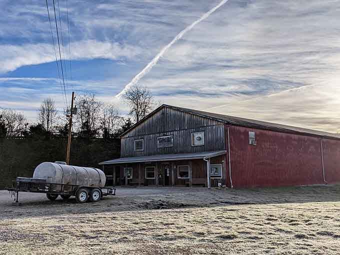 The Appalachian Distillery stands as a monument to mountain craftsmanship, where morning frost meets the warmth of traditional spirits.