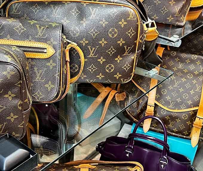 Louis Vuitton in the Last Frontier? These vintage bags have probably seen more interesting places than most modern luggage ever will.