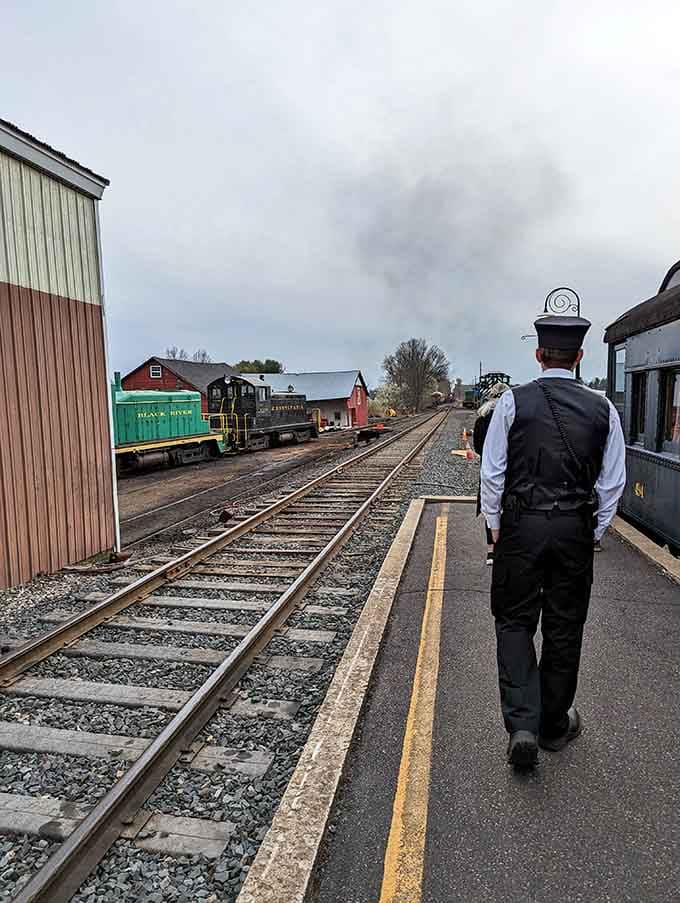 That conductor's uniform isn't a costume&mdash;it's a commitment to keeping history rolling forward, one trip at a time.