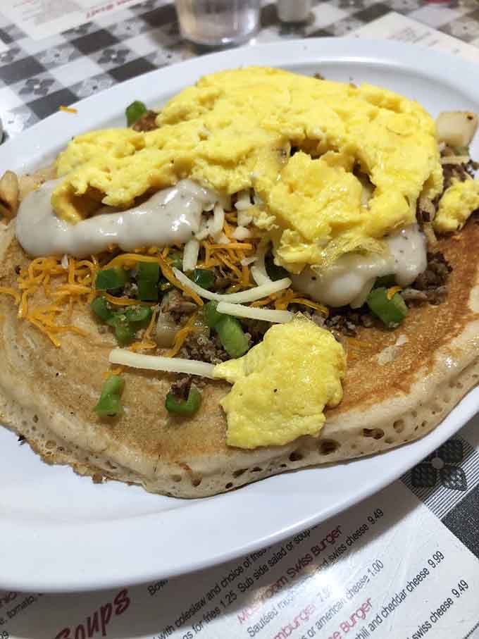 When your pancake needs its own zip code and the eggs come with architectural support, you're in the right place.