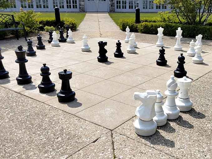 When regular chess feels too small, Castle Farms supersizes the game for maximum dramatic effect and fun.