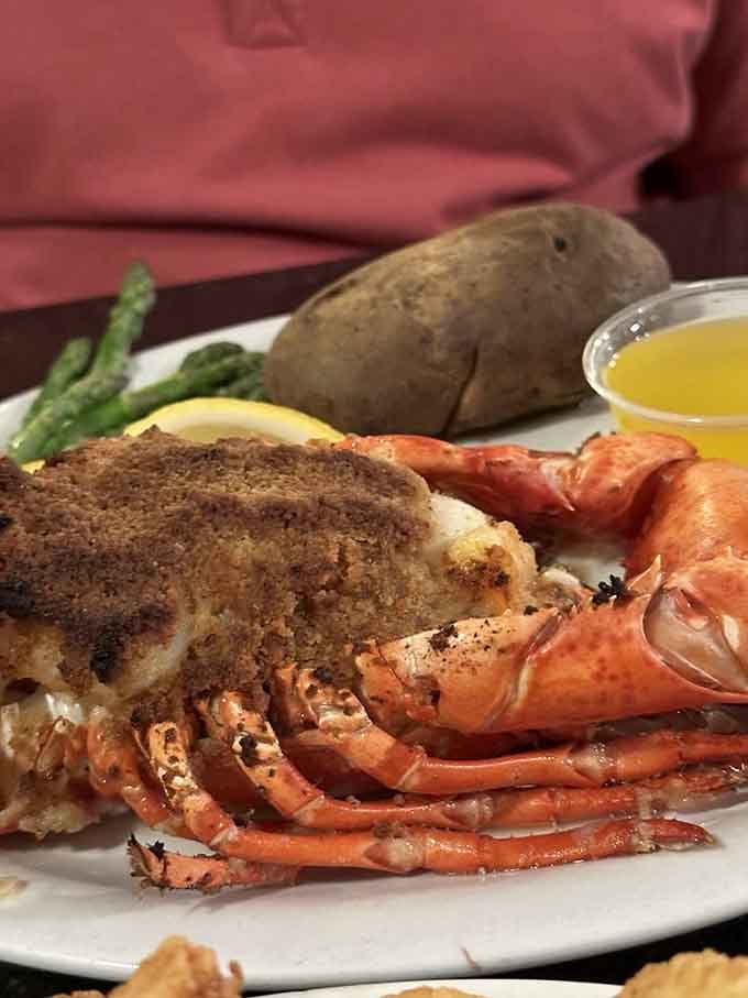 Stuffed lobster with all the fixings proves that sometimes the classics don't need any improvement whatsoever.