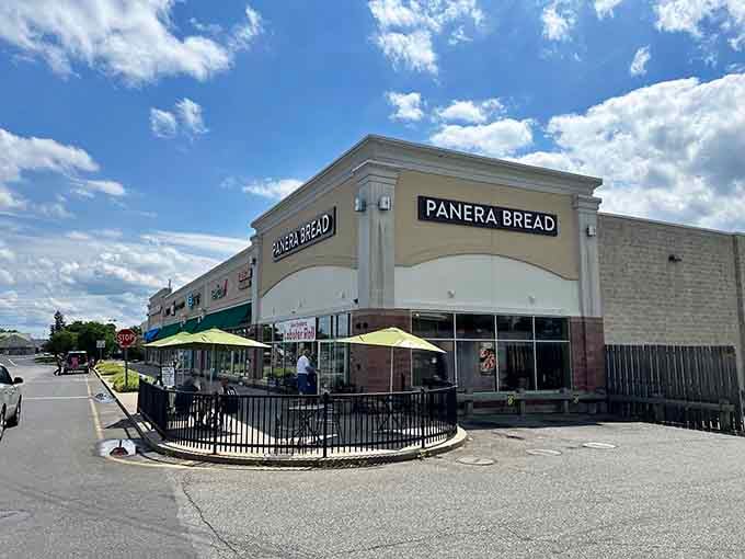 Chain restaurants work differently when you can actually find a parking spot without circling like a vulture.