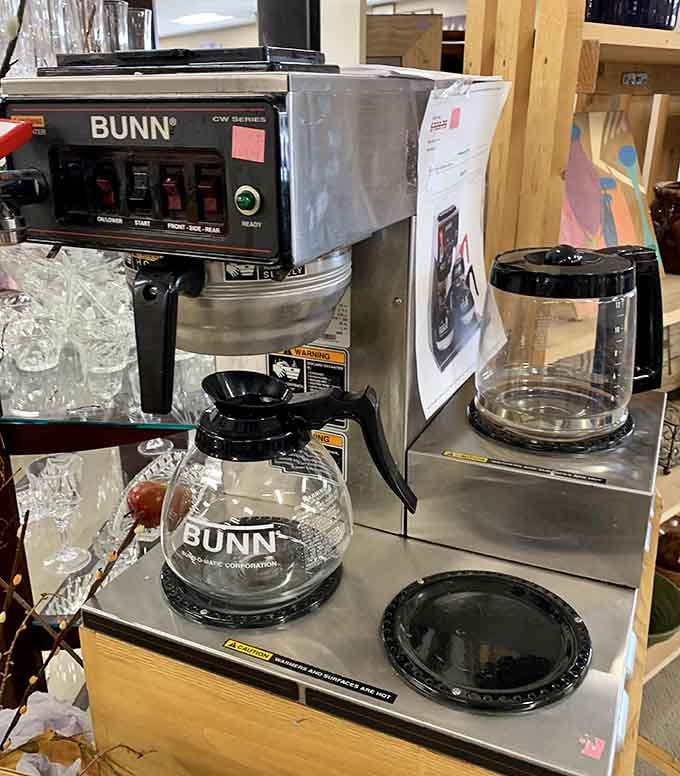 Commercial-grade coffee makers that once fueled office productivity now await their second act in your kitchen. Bunn equipment that restaurants would envy!