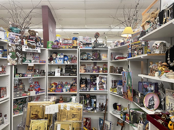 Toy heaven for grown-ups who still remember Saturday morning cartoons. This booth transforms adults into kids faster than you can say "I had that exact Batman figure!"