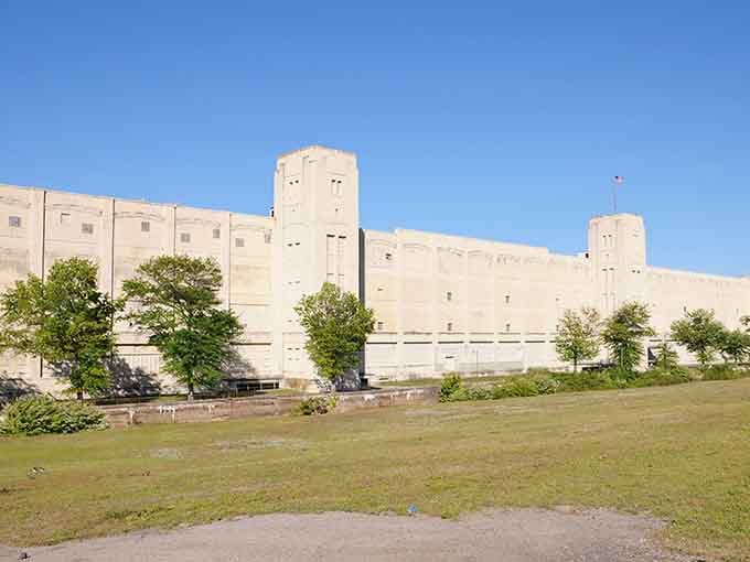 The imposing Dan River Mills building stands as a monument to Danville's industrial past and a canvas for its reinvented future.