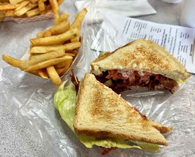 That BLT on toast proves sometimes the classics don't need improvement, just proper execution and fresh ingredients.