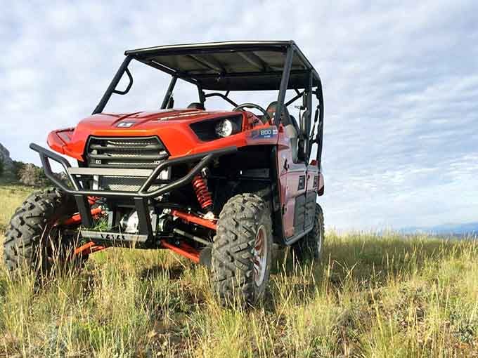 Adventure awaits in Ely's backcountry, where this rugged vehicle stands ready to take you places your sedan would have nightmares about.