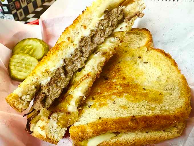 That patty melt with its melted cheese and grilled onions looks like it could solve most of life's problems.