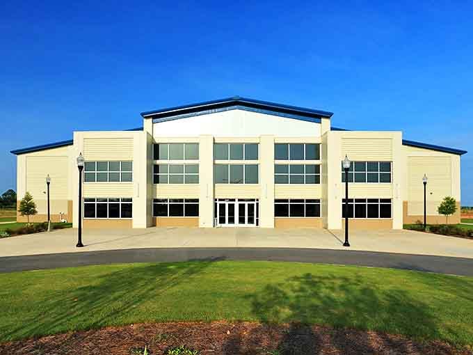 The Foley Event Center stands ready for action, its modern design housing tournaments and events that bring the community together year-round.