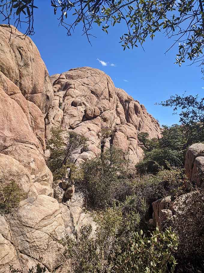 This massive rock formation rises up like nature's own cathedral, minus the pews and collection plate.