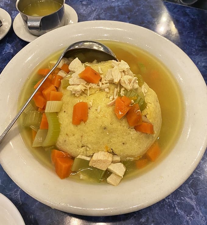 That fluffy matzah ball floating in golden broth could cure whatever ails you, guaranteed.