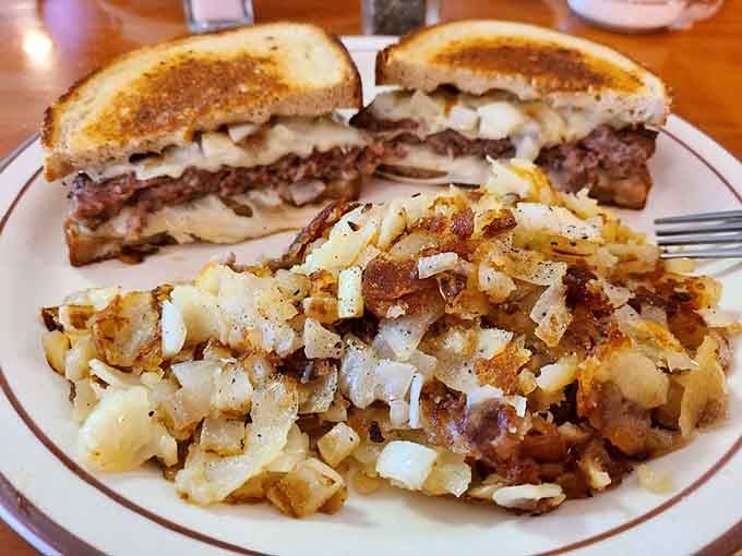 A proper diner sandwich with home fries that aren't just a side dish&mdash;they're the supporting actor who steals the scene.