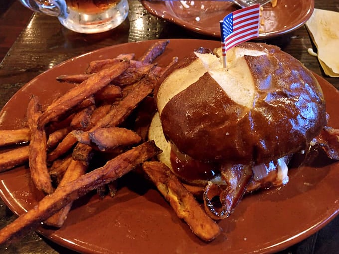 That glossy bun and those perfectly seasoned fries prove that sometimes excess is exactly what the doctor ordered.