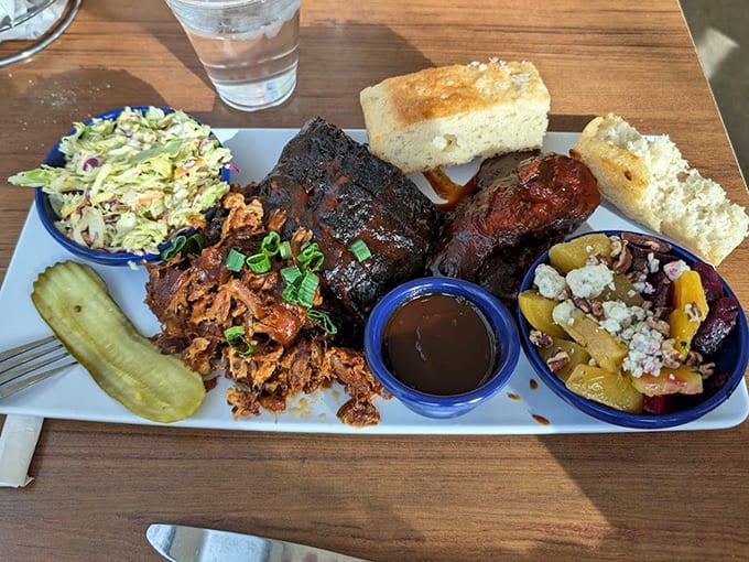 This platter looks like someone raided the best parts of three different menus and made magic happen.