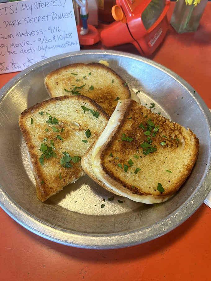 Golden grilled cheese perfection that would make any comfort food lover weep with joy and nostalgia.