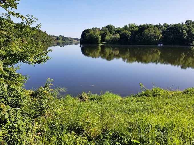 Ludden Lake at Governor Dodge State Park offers the perfect escape when you need nature therapy after your history lesson.