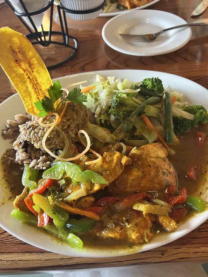 Curry chicken so tender and flavorful, it's basically a one-way ticket to the islands without the airport hassle.