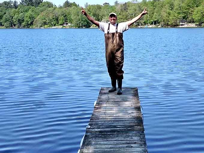 Standing on this dock feels like you've discovered Connecticut's best-kept secret, because you basically have.