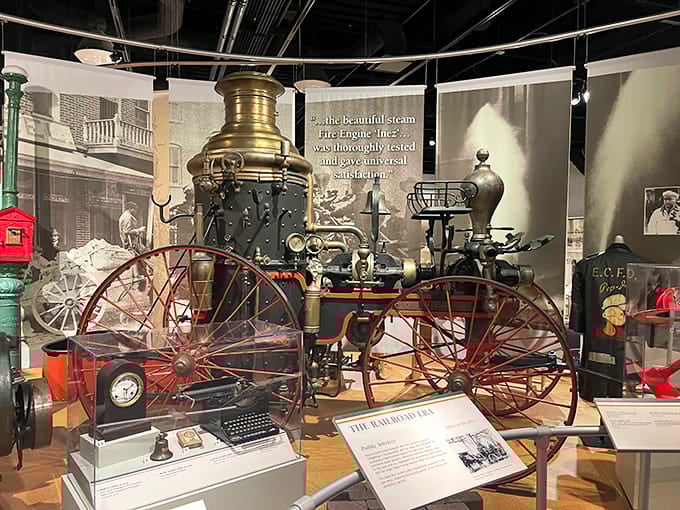 That gleaming 1888 Silsby steam fire engine proves that even emergency equipment used to be built like works of art.