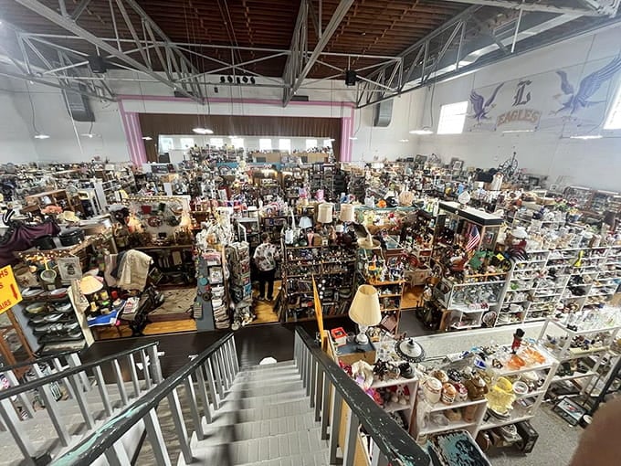 The view from above reveals the glorious magnitude of your afternoon plans going completely off the rails.