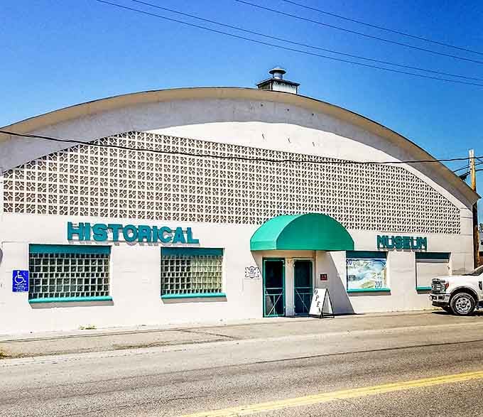 The Polson Flathead Historical Museum's distinctive architecture stands as proof that mid-century design can age as gracefully as Paul Newman did.
