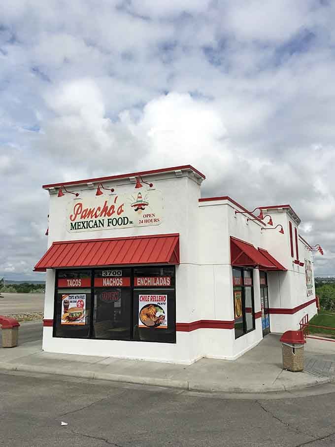 Pancho's 24-hour Mexican food stands ready for hungry patrons any time the craving strikes, because tacos wait for no one.