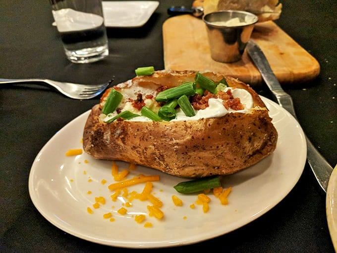 Not just any baked potato&mdash;this is potato royalty. Loaded with all the fixings, it's the supporting actor that sometimes steals the show.