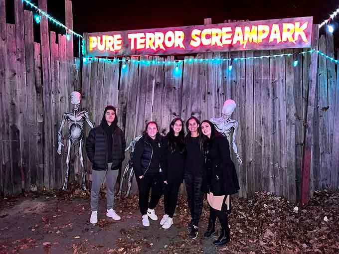 These brave souls are about to discover why "fun night out" is a very relative term.