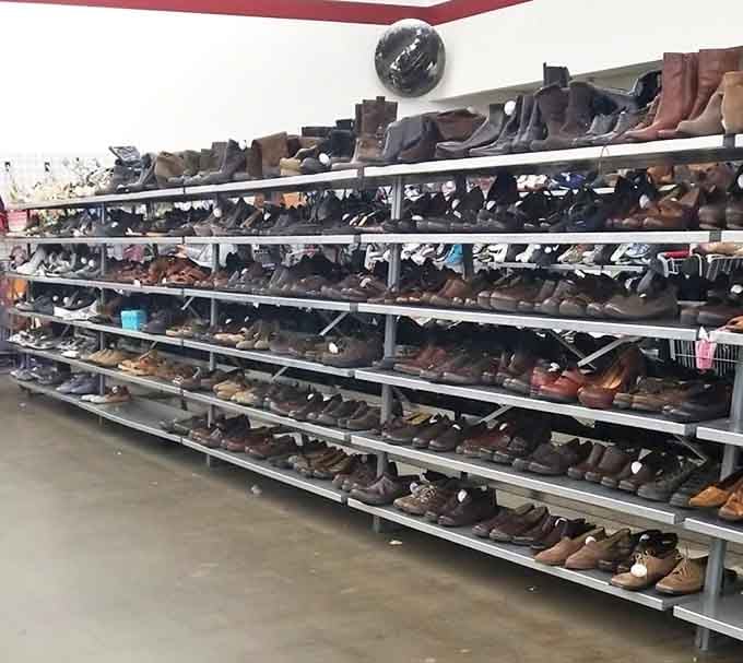 The Imelda Marcos memorial wing&mdash;where boots that have climbed mountains and heels that have danced at weddings await their next chapter.