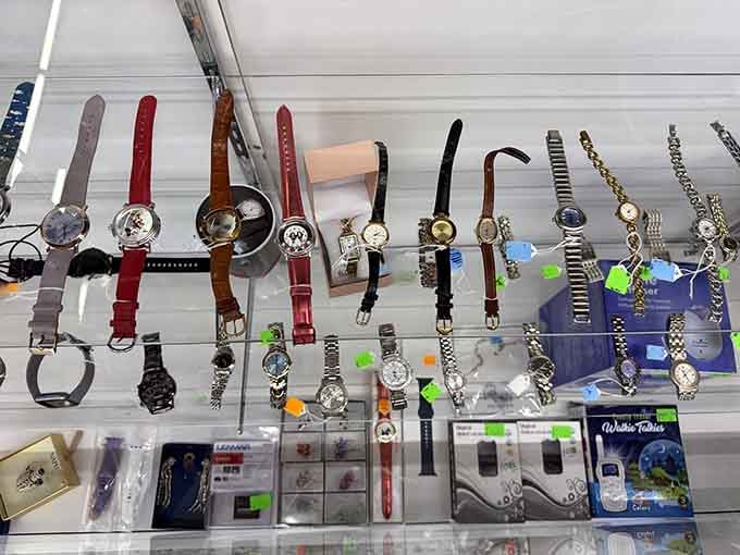 Time pieces that have literally stood the test of time, now offering punctuality at thrift store prices.