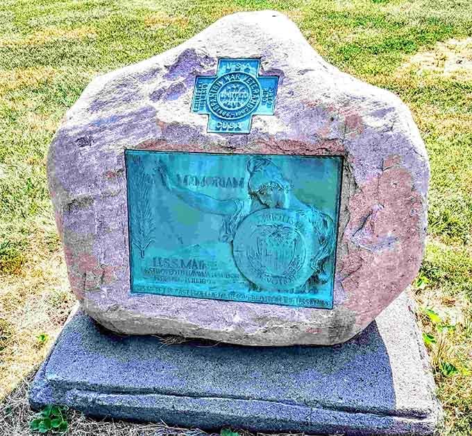 History stands silent but powerful in this memorial, reminding us that small-town America has always answered the call when the nation needed heroes.