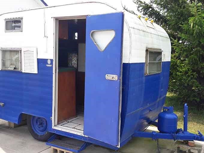 That vintage travel trailer proves our grandparents knew how to road trip with style, even without WiFi or GPS.
