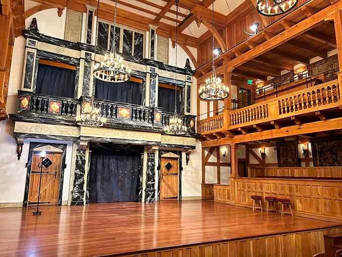 Inside the Blackfriars Playhouse, where Shakespeare suddenly makes sense and you realize the Bard was actually pretty hilarious all along.