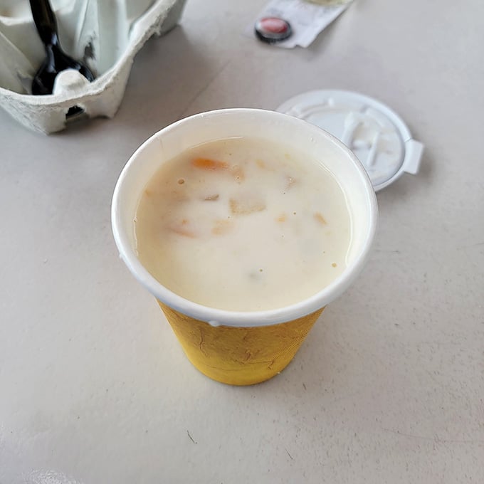 Creamy New England chowder that'll warm you from the inside out, one spoonful of comfort at a time.