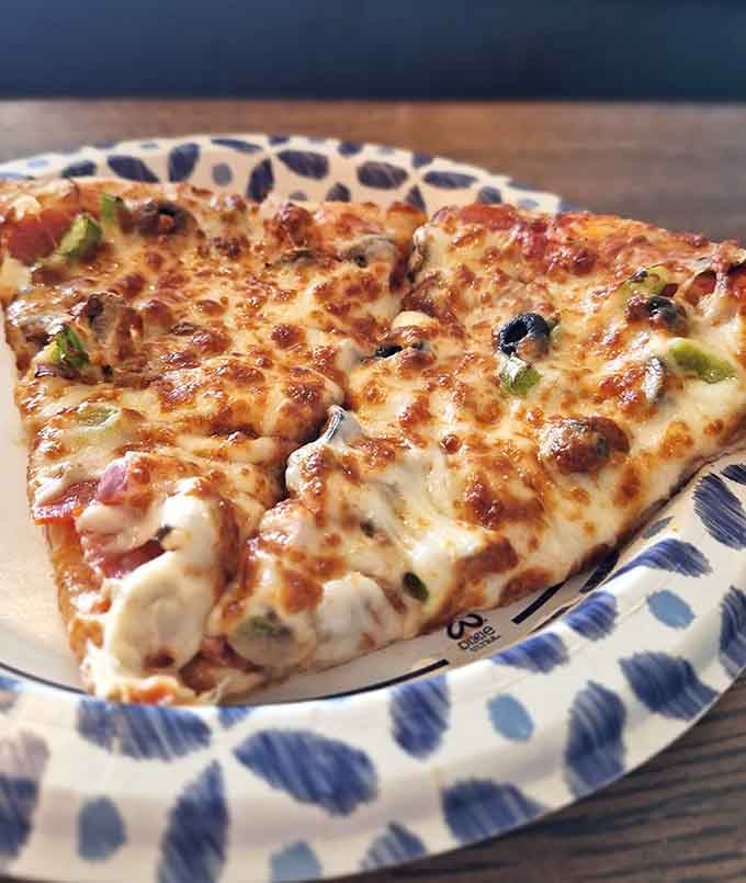 This is what happens when a pizza decides to show off all its best toppings at once.