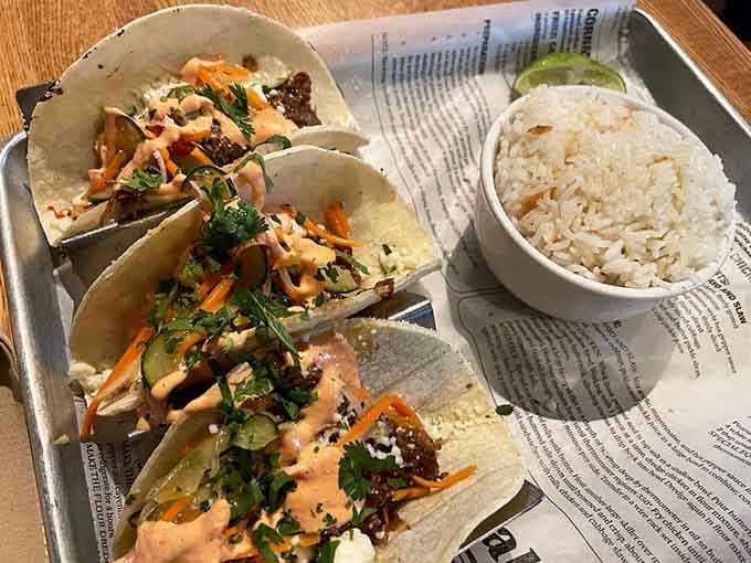 Korean short rib tacos bringing global flavors to your Minnesota table, proving fusion food can actually work beautifully.