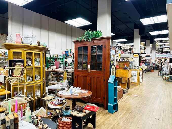 The Antique Warehouse isn't just shopping—it's time travel with price tags. Each aisle offers treasures your grandkids will fight over someday.