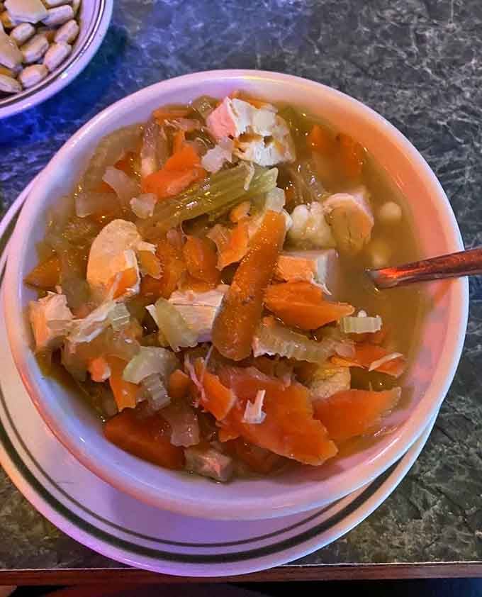 This isn't your average chicken soup&mdash;those dumplings are swimming in comfort that'll cure whatever ails you.