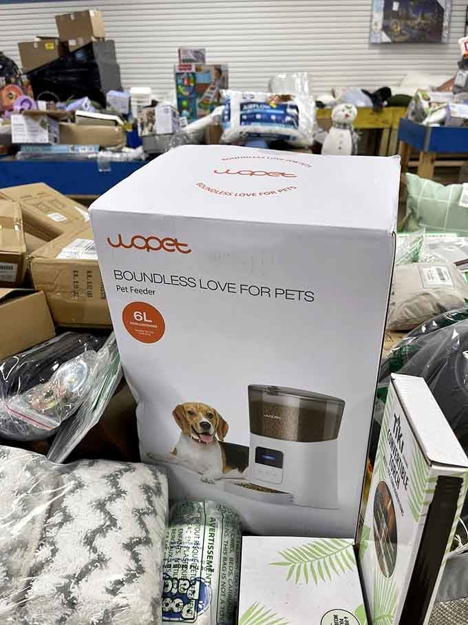 Even Fido gets the VIP treatment with this automatic pet feeder that screams modern convenience.