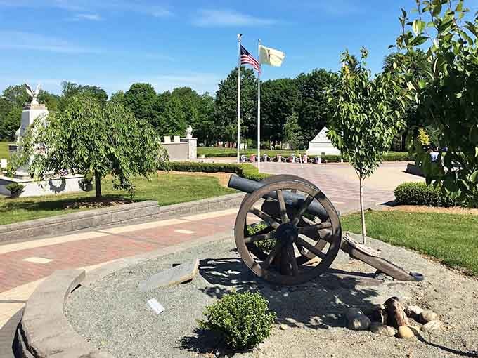 Historic touches add character to the park, honoring the past while kids create future memories.