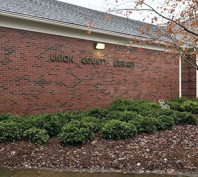 The Union County Library stands as a brick testament to the radical notion that knowledge and stories should be freely available to everyone in the community.
