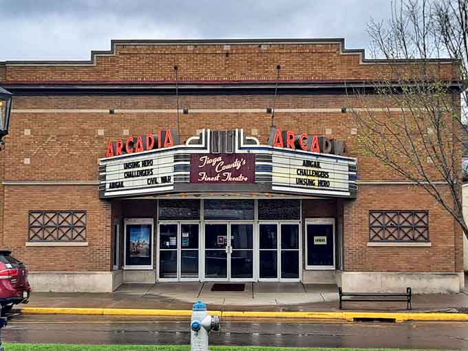 The Arcadia Theatre keeps the magic of movie-going alive, complete with a marquee that actually means something.