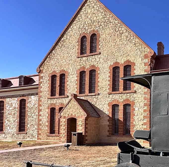 The Wyoming Territorial Prison's sturdy stone walls once held outlaws like Butch Cassidy. Today it holds fascinating history instead of desperados.