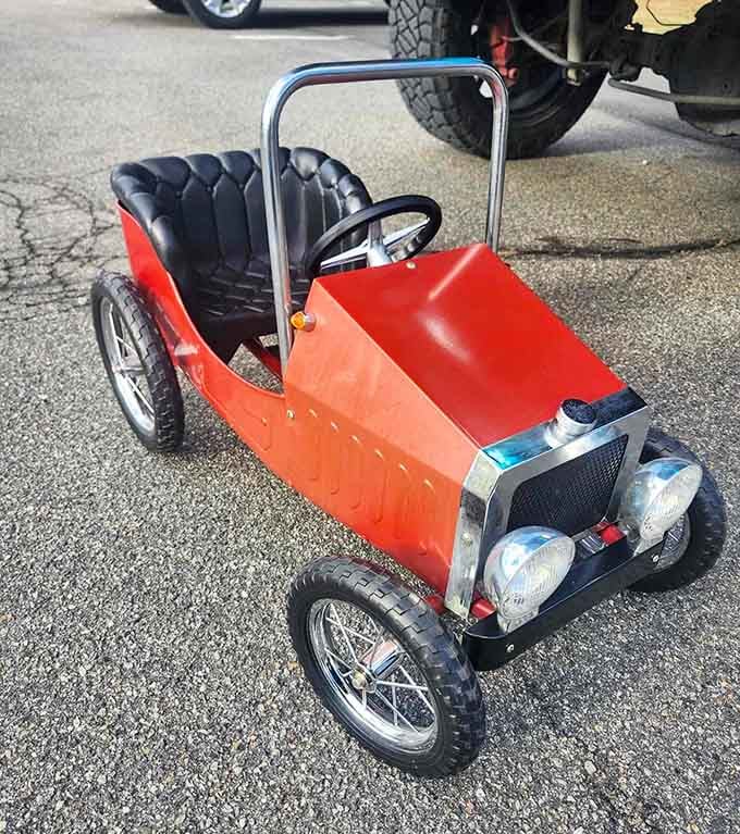 This vintage-style pedal car proves that some toys are too cool to be limited to childhood memories.