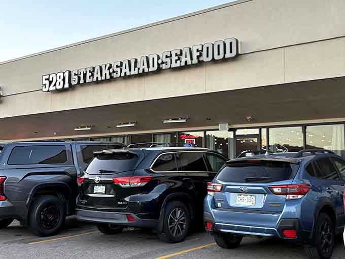 That packed parking lot isn't an accident&mdash;word travels fast when a place serves quality steak and seafood right.